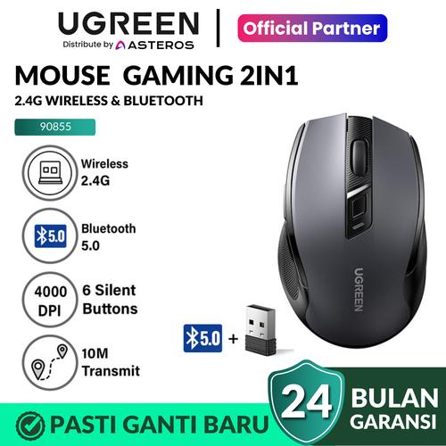Jual Mouse Wireless Ugreen Silent 2.4 Bluetooth 5.0 - Ugreen 90545 / 90855 - Kota Makassar ...