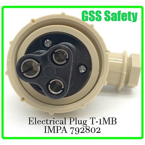 Jual Soket Kapal T-1MB Marine Plug Watertight 2P+E 250V 20A - Plug ...