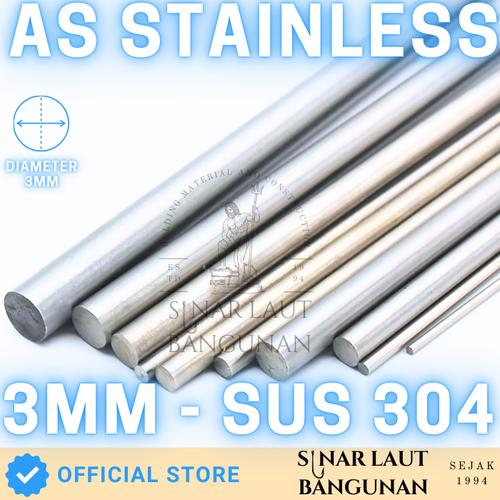 Jual AS SUS 304 DIA. 3 MM STAINLESS 304 - Jakarta Utara - Sinar Laut ...