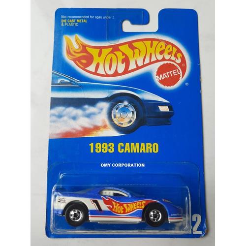 Jual Hot Wheels Hotwheels 1993 Camaro Race Car tampo racing biru muda ...