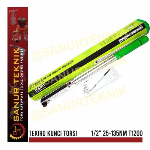 Jual PROFESSIONAL TORQUE WRENCH 1/2" 25-135NM TEKIRO T1200 T-1200 T ...