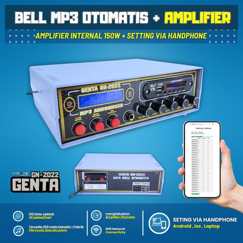 Jual Paket Bell Sekolah Otomatis MP3 BeL pabrik AMPLIFIER INTERNAL via ...