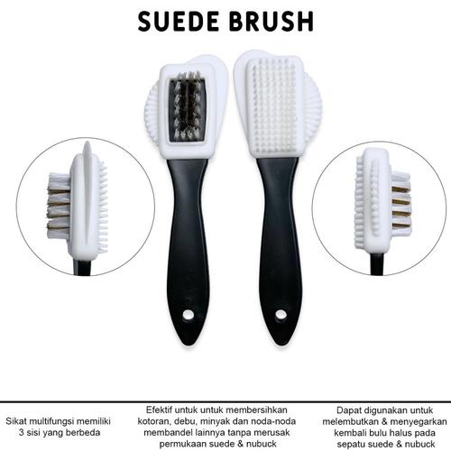 Jual Sikat Sepatu Suede Nubuck Brush Suede 3 Sisi 3 in 1 - Kab ...