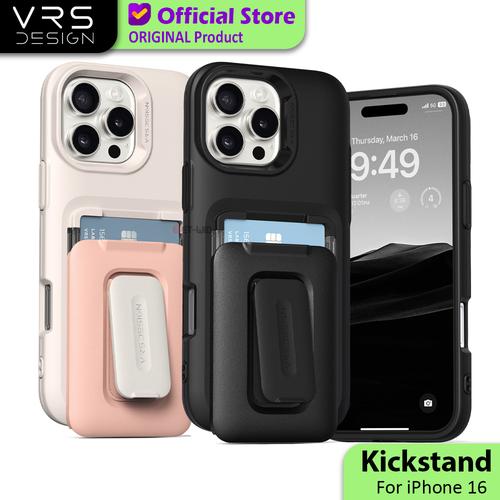 Promo Case iPhone 16 Pro Max Plus VRS Design D Wallet Orb Card Holder ...