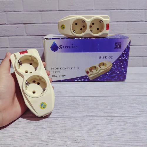 Jual SAPPHIRE TERMINAL STOP KONTAK 2 LUBANG LAMPU SNI BAGUS KUNINGAN S-SK02 - Kota Tangerang ...