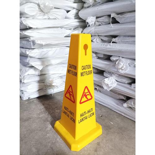Jual Caution Wet Floor Sign Cone / Kerucut Peringatan Lantai Licin ...