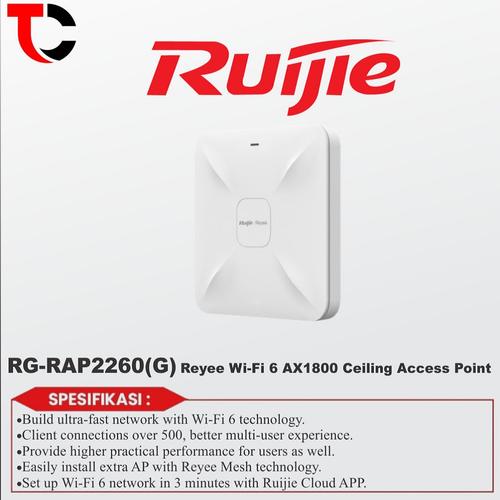 Jual RUIJIE RG-RAP2260G WiFi6 AX1800 CEILING ACCESS POINT - Kota ...