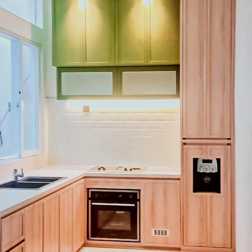 Jual Kitchen Set Minimalis Modern Multiplek HPL Lemari Kabinet Rak ...