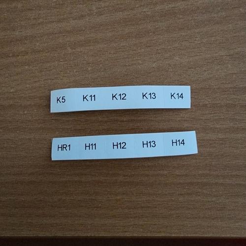 Jual Label sticker custom untuk komponen / terminal - Jakarta Barat ...