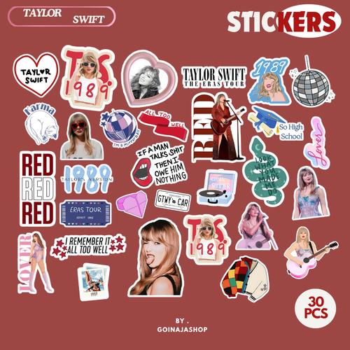 Jual Stiker Pack 30 PCS TAYLOR SWIFT Swifties Vinyl Tahan Air ...