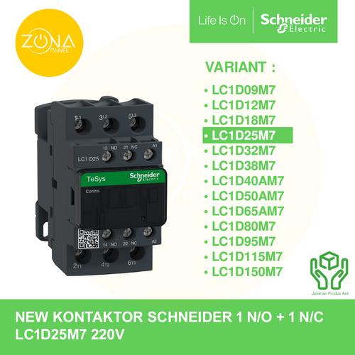 Jual KONTAKTOR CONTACTOR SCHNEIDER LC1D25M7 LC1D25 D25 220V NEW ORIGINAL - Jakarta Pusat - ZONA ...