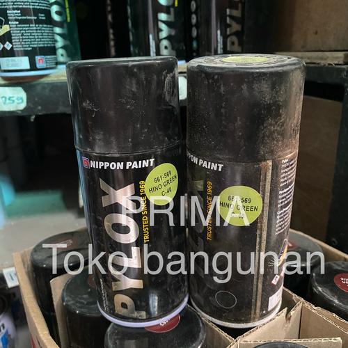 Jual ASLI 100% PYLOX NIPPON PAINT 300 CC 661-569 HINO GREEN C 40 SEMUA WARNA - PILOX CAT SEMPROT ...