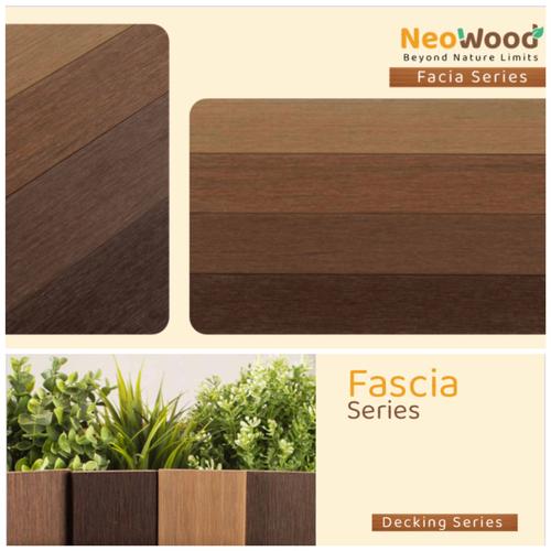 Jual neowood fascia series WPC decking outdoor - Spanish walnut - Kab. Bekasi ...