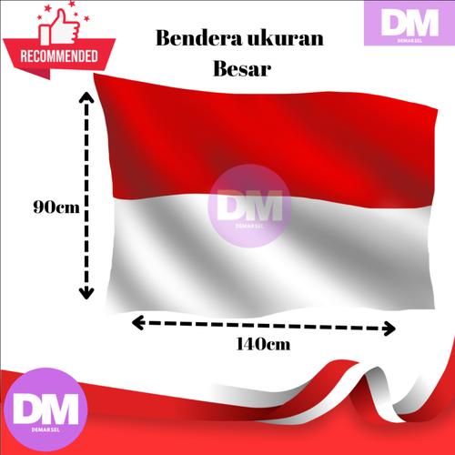 Jual Bendera merah putih Bendera Indonesia 150x100/Bendera Besar Isi 20 ...