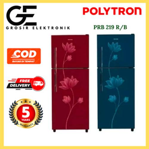 Jual Kulkas 2 Pintu POLYTRON PRB 219 R/B 220 Liter Tanpa Bunga Es ...
