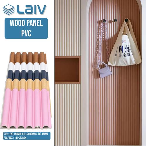 Promo LAIV Wallpanel Icon Series PVC Wood Panel Kisi Kisi Panel PVC ...