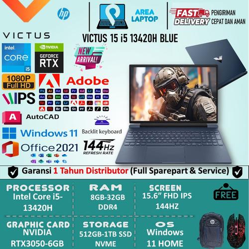 Jual Laptop Gaming HP Victus 15 Intel i5 13420H 32Gb 1Tb SSD RTX3050 ...