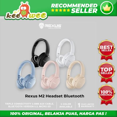 Jual Rexus M2 Headset Bluetooth 5.3 Wireless - Putih - Kota Malang ...