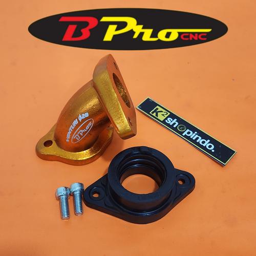 Jual Intake Intek Manifold Pendek Miring BPro Bebek Sleep Engine ...