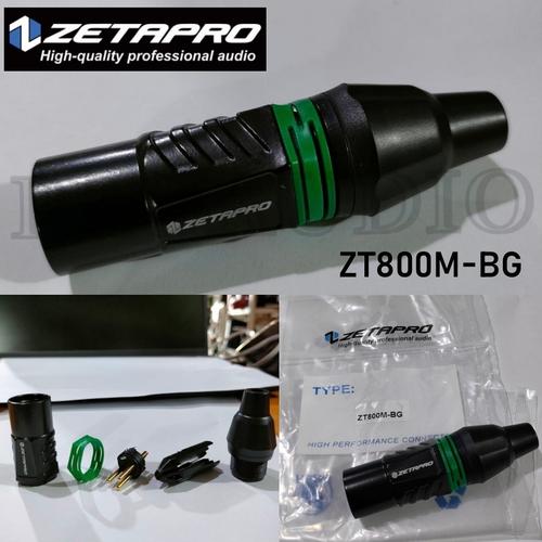 Jual Jack Canon XLR Male ZETAPRO ZT 800M - BG / ZT 800M-BG / ZT800 M ...
