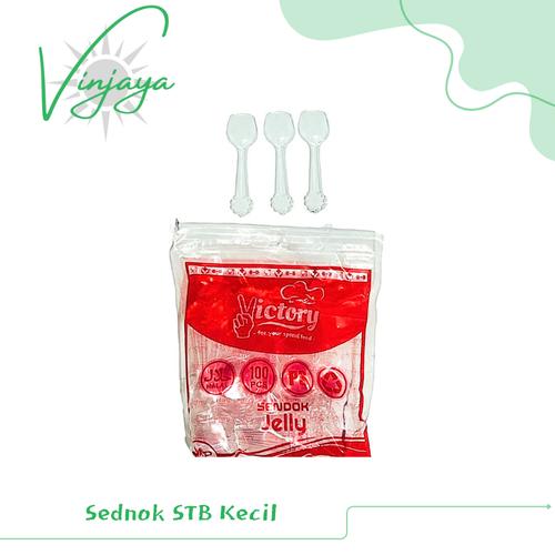 Jual Sendok kecil plastik bening ice cream @100 pcs/pack - sendok ...