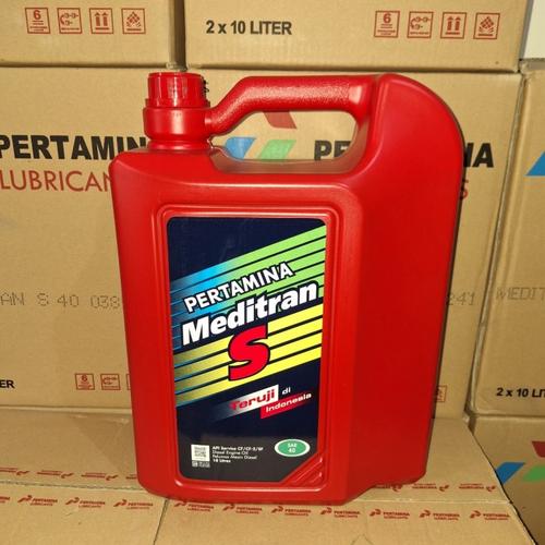 Jual Oli Mesin Diesel Pertamina Meditran S40 SAE40 Diesel 10Liter ...