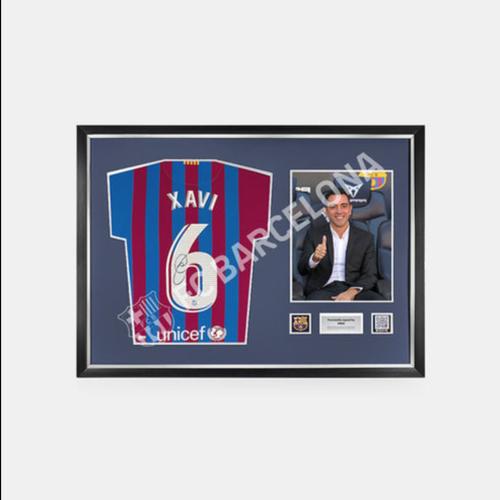 Jual [Official FC Barcelona] Xavi Hernandez official shirt from the 21/ ...