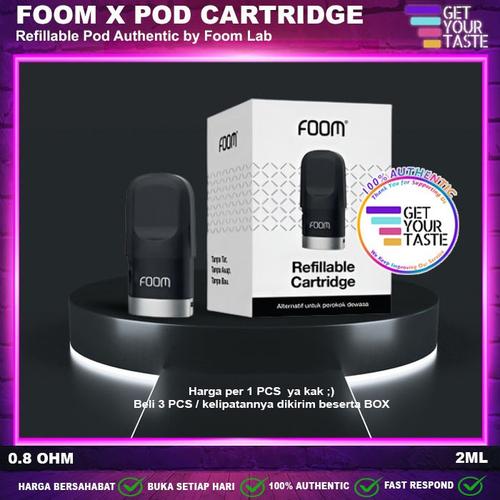 Jual Cartridge Foom X Pod Kit 1 PACK / BOX Authentic by Foom Lab ...