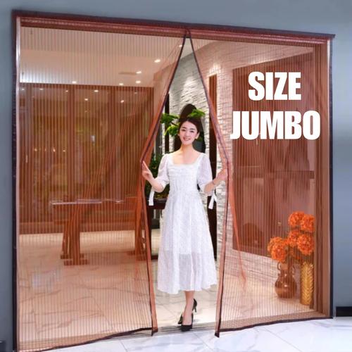 Jual JUMBO Tirai Pintu Magnet Anti Nyamuk Jaring Tebal Lebar 1 Meter ...