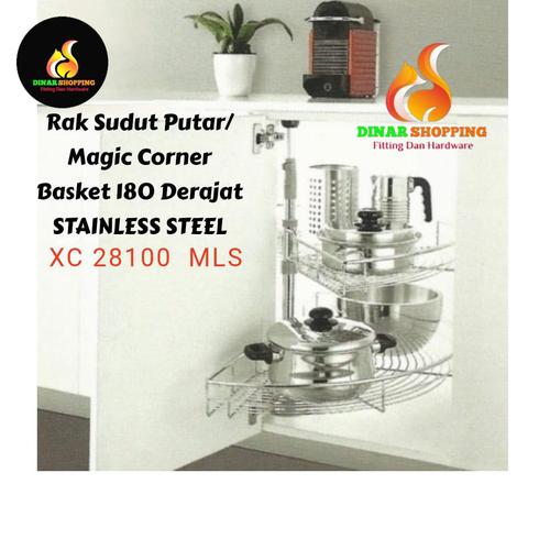 Jual RAK DAPUR SUDUT PUTAR 180 DERAJAT XC 28100 MLS/RAK SERBAGUNA ...