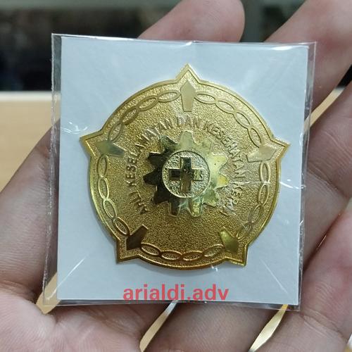 Jual PIN AHLI K3 UKURAN 4 CM PIN PANCA KARSA AHLI K3 KUNINGAN SEPUH ...