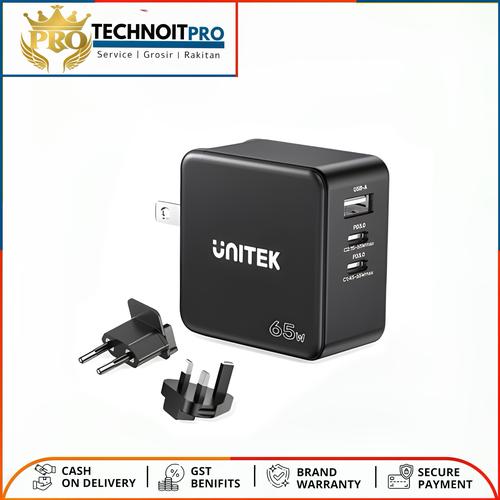 Jual Unitek P1117B USB Type-C 65W GaN Wall Charger - Jakarta Pusat ...