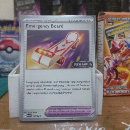 Jual emergency board Pokemon TCG Indonesia Promo Deck Taktik - Kota ...