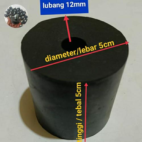 Jual KARET MOUNTING AC T50×D50MM BUAT DUDUKAN SERBAGUNA (Tinggi 5CM × ...
