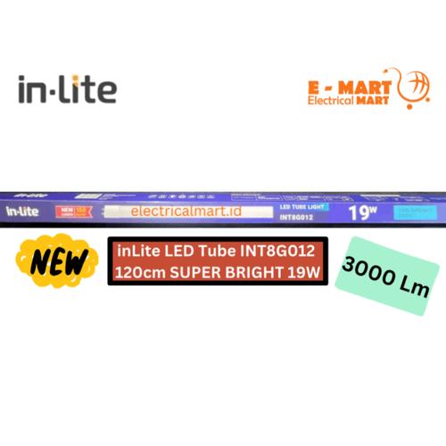 Promo Inlite Lampu T8 LED TUBE 19W 19 Watt INT8G012 6500K 120CM TL in ...
