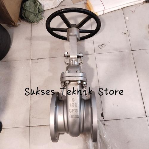Jual Gate Valve Stainless Ansi 150 ukuran 4" inch / DN100 Gate Valve ...