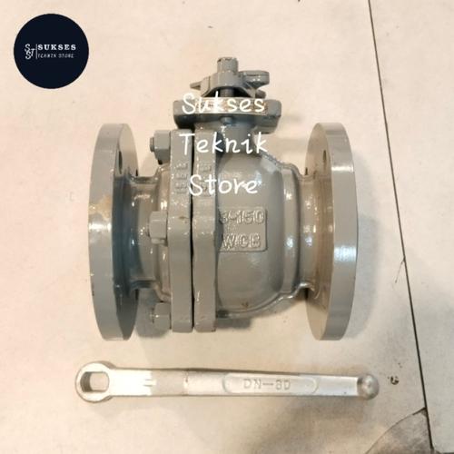 Jual Ball Valve WCB Ansi 150 Flange 6" inch / DN150 Ball Valve Cast Iron #150 - Jakarta Barat ...