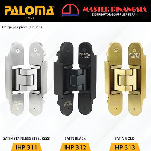 Jual PALOMA Engsel Tanam Invisible Concealed Hinge Pintu Max 100Kg/Pair ...