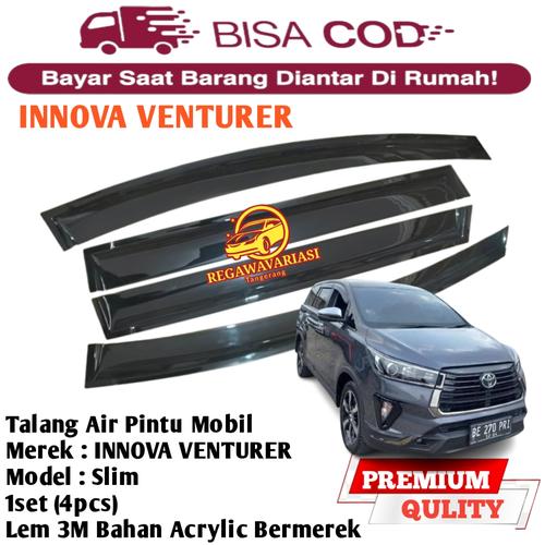 Jual talang air mobil INNOVA VENTURER Premium Quality 4pintu - Flat ...