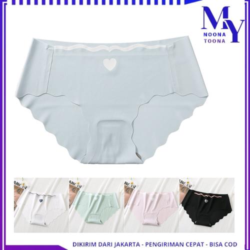 Promo Celana Dalam Seamless Wanita Motif Love Sempak Cewek Anti Nyeplak ...