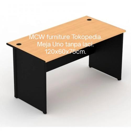 Jual Meja kantor uno UOD 1031 TL/Meja kerja uno 120x60x75cm tanpa laci ...