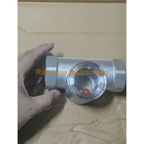 Jual Sight Glass Ball indicator 1.1/2 " Inch DN40 Drat SS 304 / Flow ...