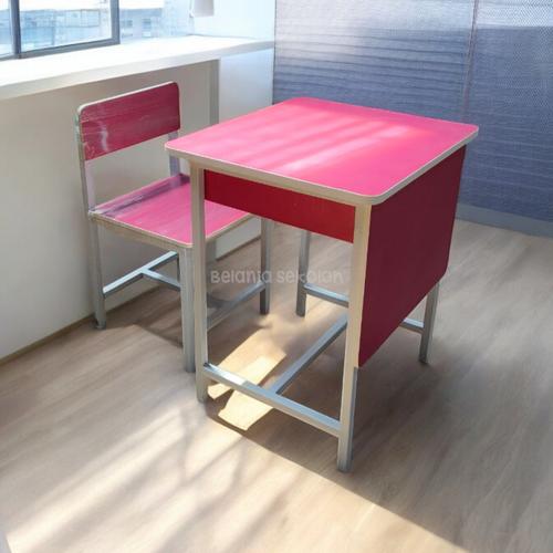 Jual Meja kursi belajar sekolah besi hollow 2 x 2 dimensi 60 x 48 x 75 ...