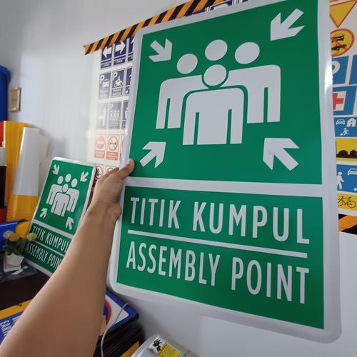 Jual Rambu Rambu Titik Kumpul 50 x 60 cm - - RAMBU RAMBU CUSTON | Tokopedia
