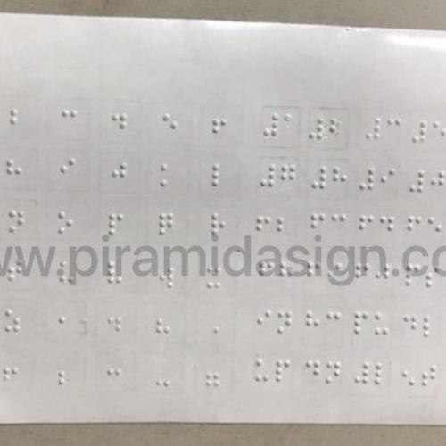Jual Keyboard Kabel Mouse Sticker Braille Tuna Netra Low Vision Alat ...