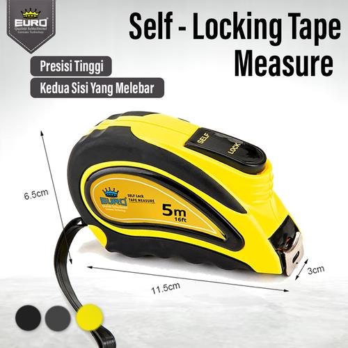 Promo Meteran Karet 5 Meter / Roll Karet / Meter Roll Tukang 5M Kelinci ...