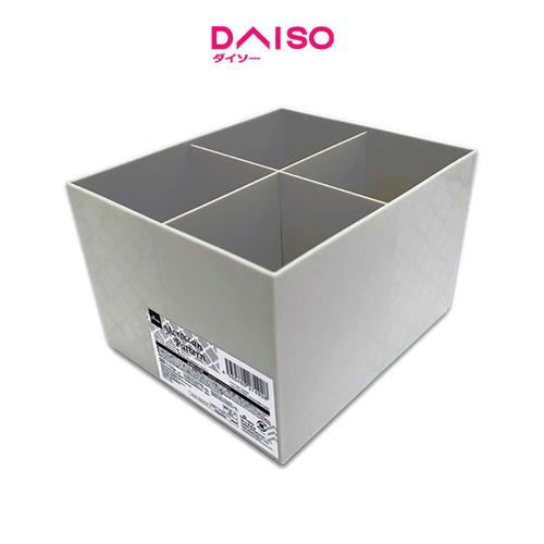 Jual Daiso Box with partitions (Moroccan pattern Gray) - Jakarta Utara ...