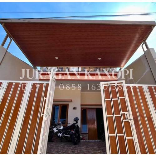 Jual kanopi kombinasi kaca tempered + plafon pvc termurah - Kaca ...