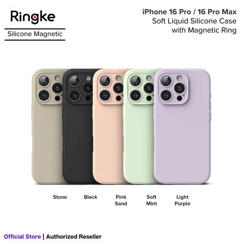 Jual RINGKE Silicone Magnetic Protection Case for iPhone 16 Pro / 16 ...