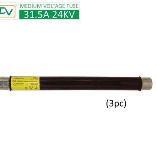 Jual MEDIUM VOLTAGE FUSE MV FUSE 24KV 31.5A (3PCS) MEDIUM VOLTAGE FUSE ...